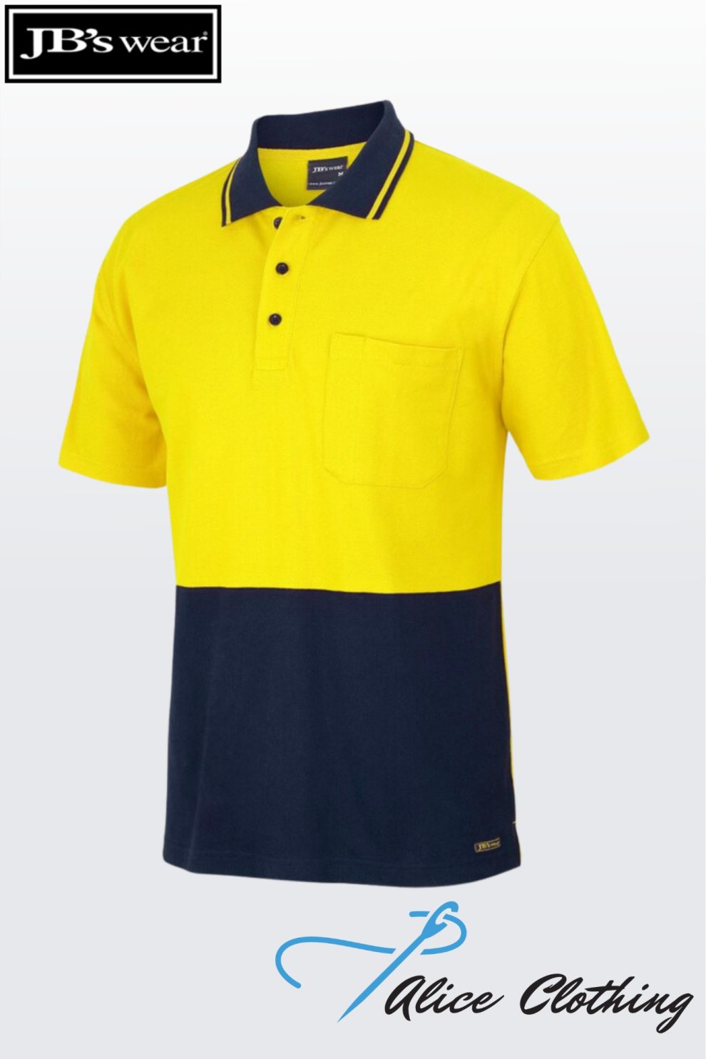 JBs HiVis S/S Cotton Pique Trad Polo (2XS-5XL) | 6HVQS – 2 Colours – Alice Clothing