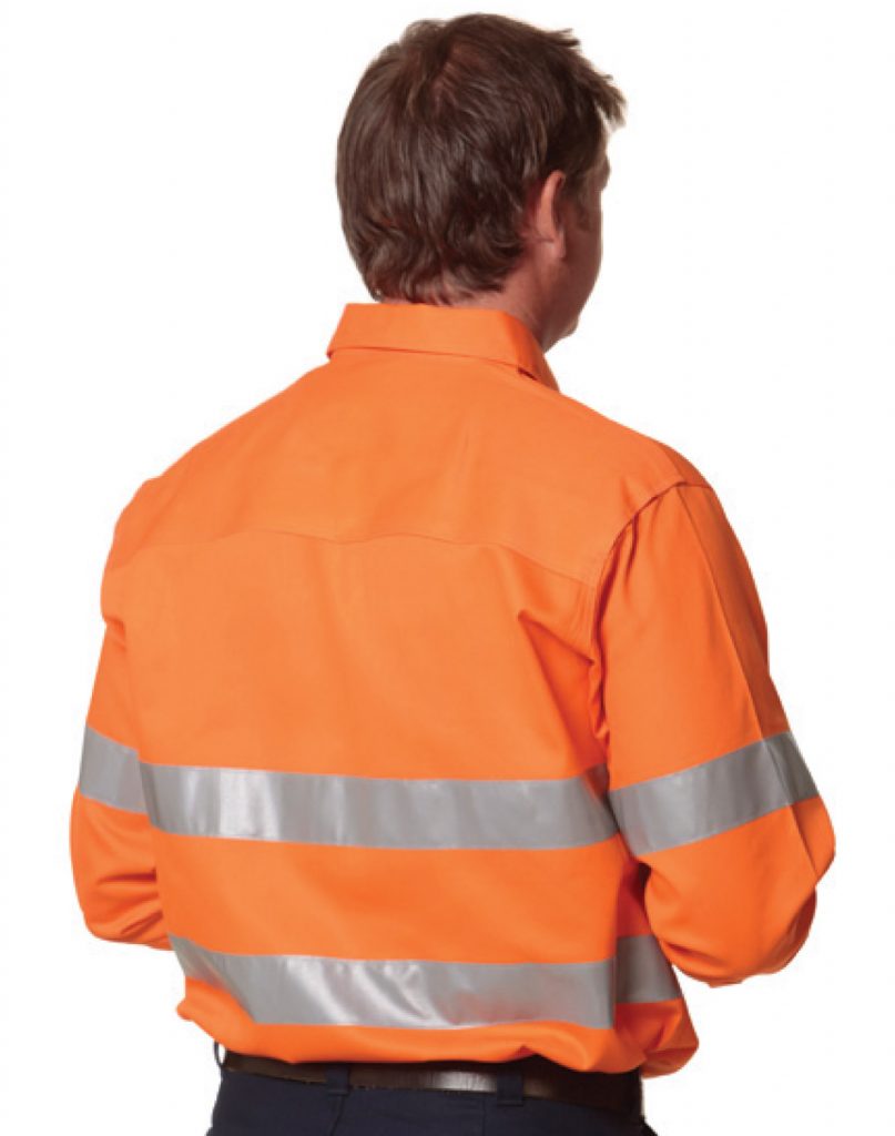 SW52 AIW Cotton Drill Safety Shirt - 3M Scotchlite™ Tape