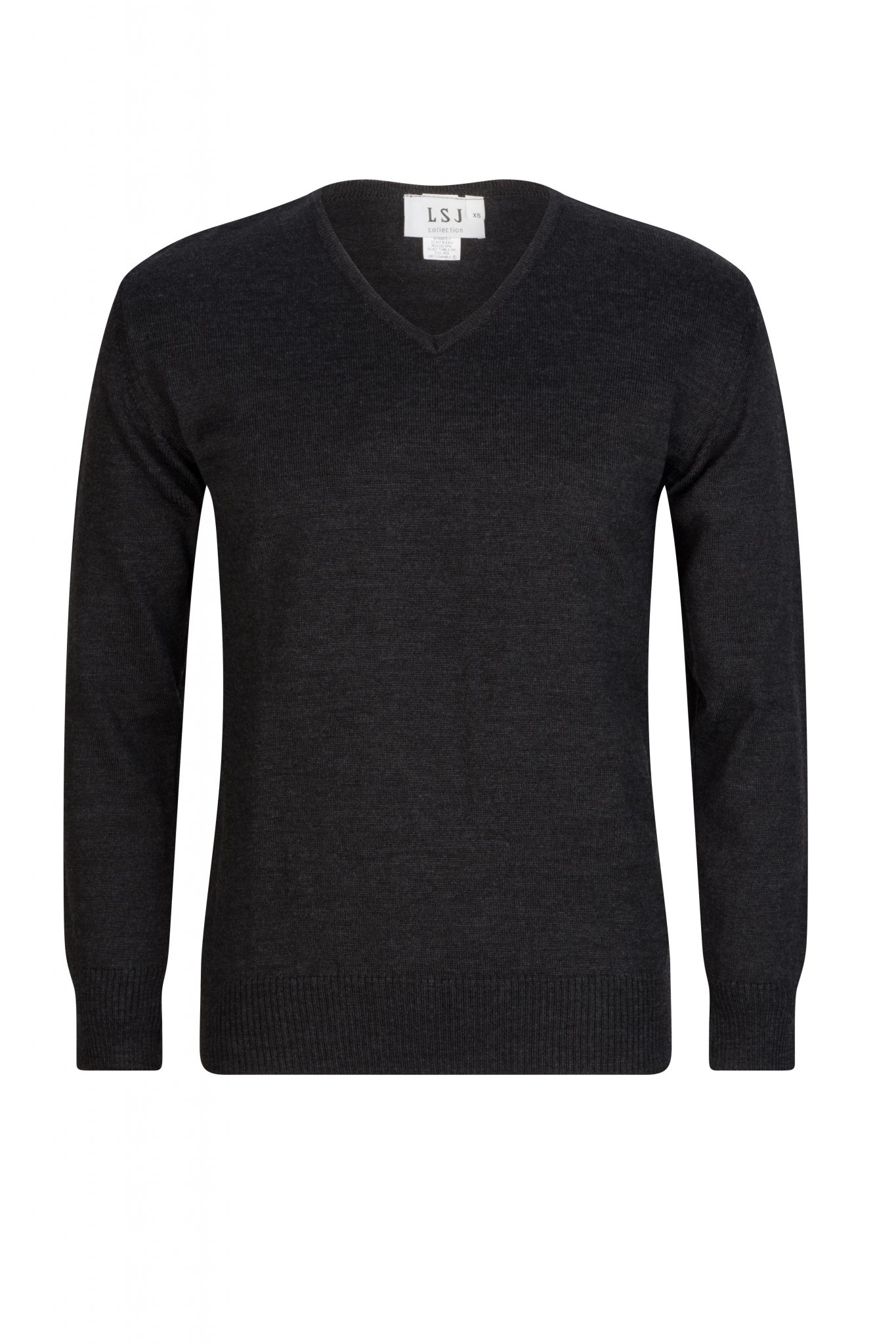 LSJ Men's Australian Made V-Neck Modern Cut Jumper | WB64