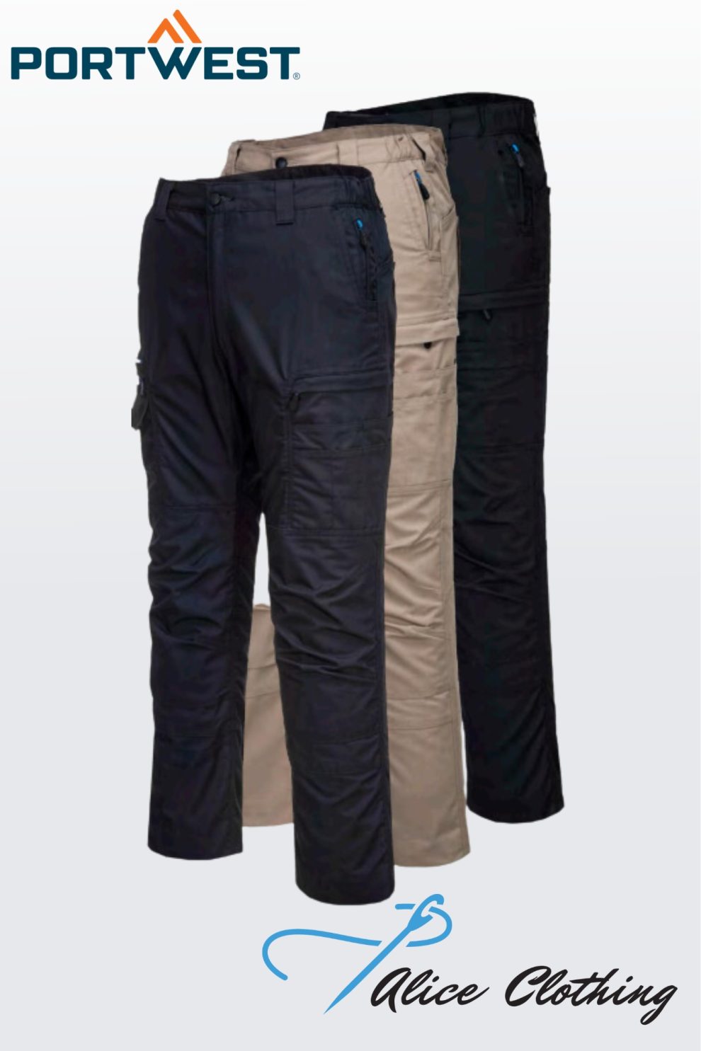T802 - Portwest KX3 Ripstop Pants - Alice Clothing