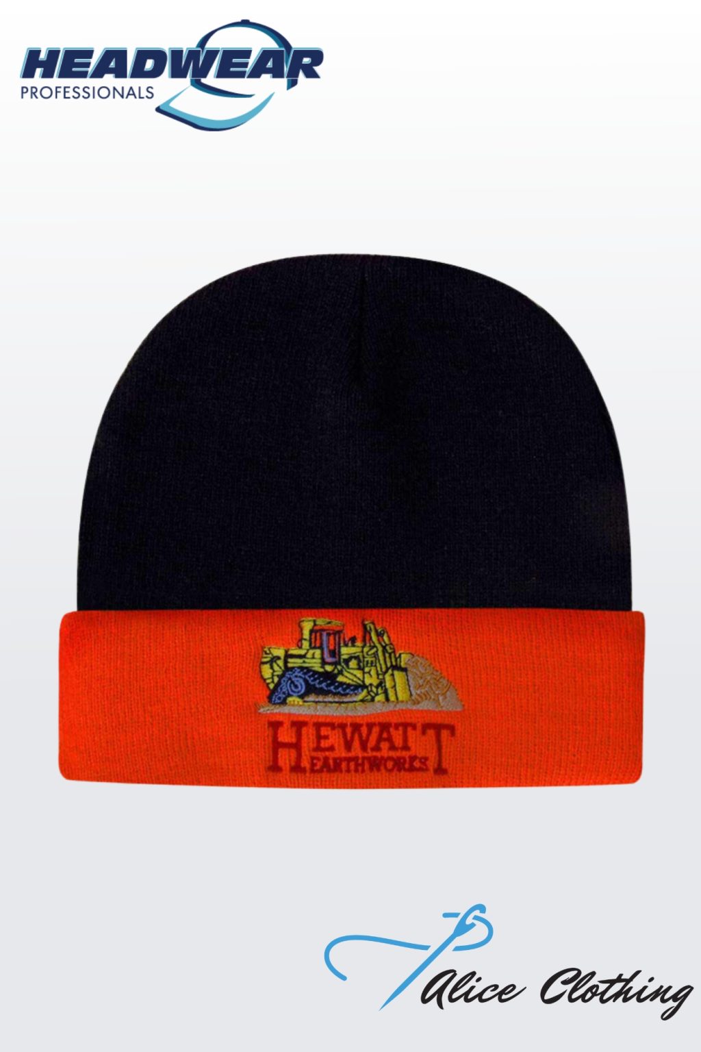 Custom 3027 Luminescent Safety Acrylic Beanie with Your Logo