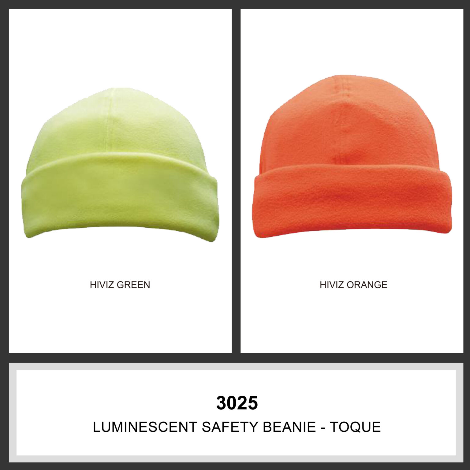 Custom 3025 Luminescent Safety Beanie - Toque with Your Logo