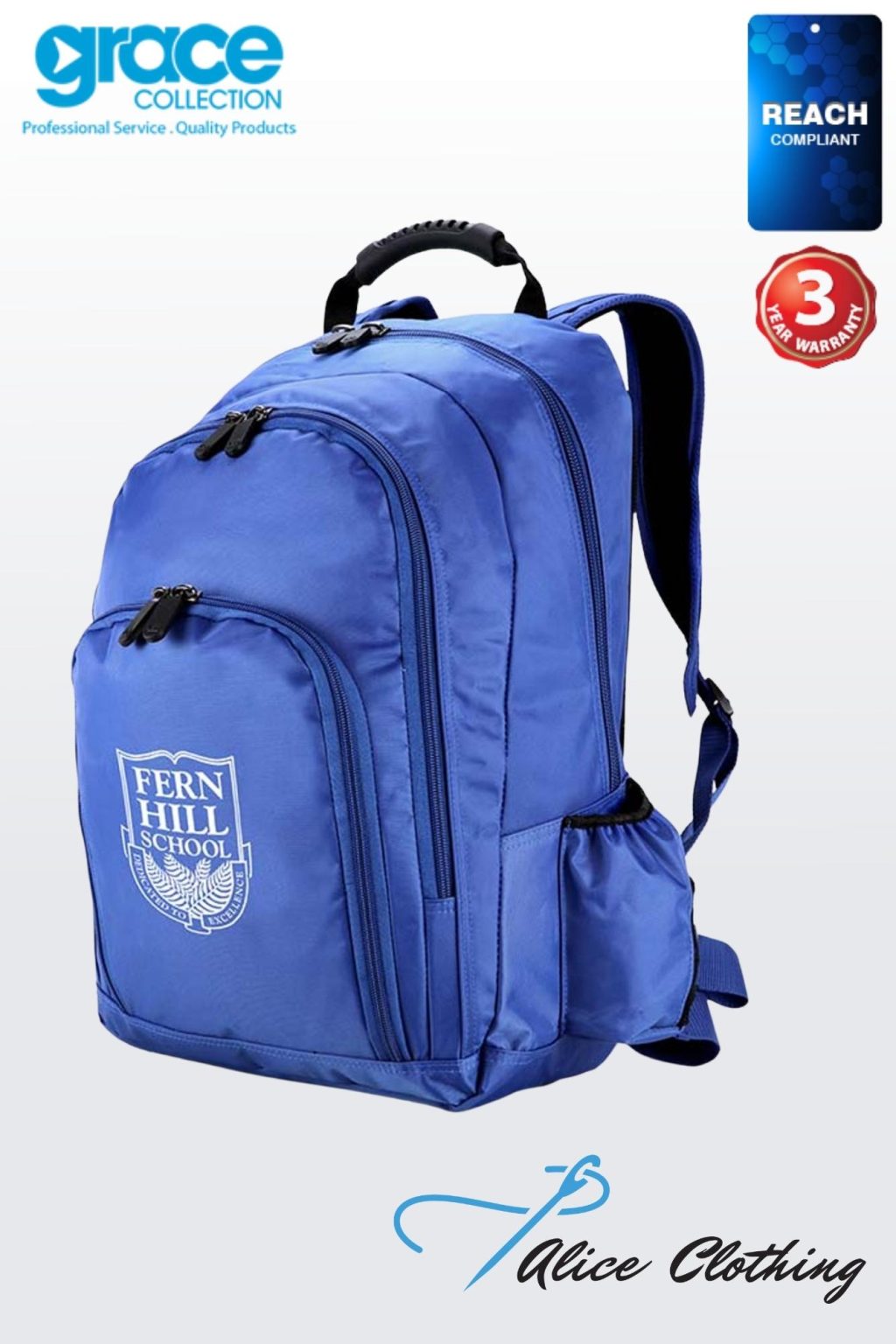 G2184 Grace Collection Castell Backpack - Custom School Bags