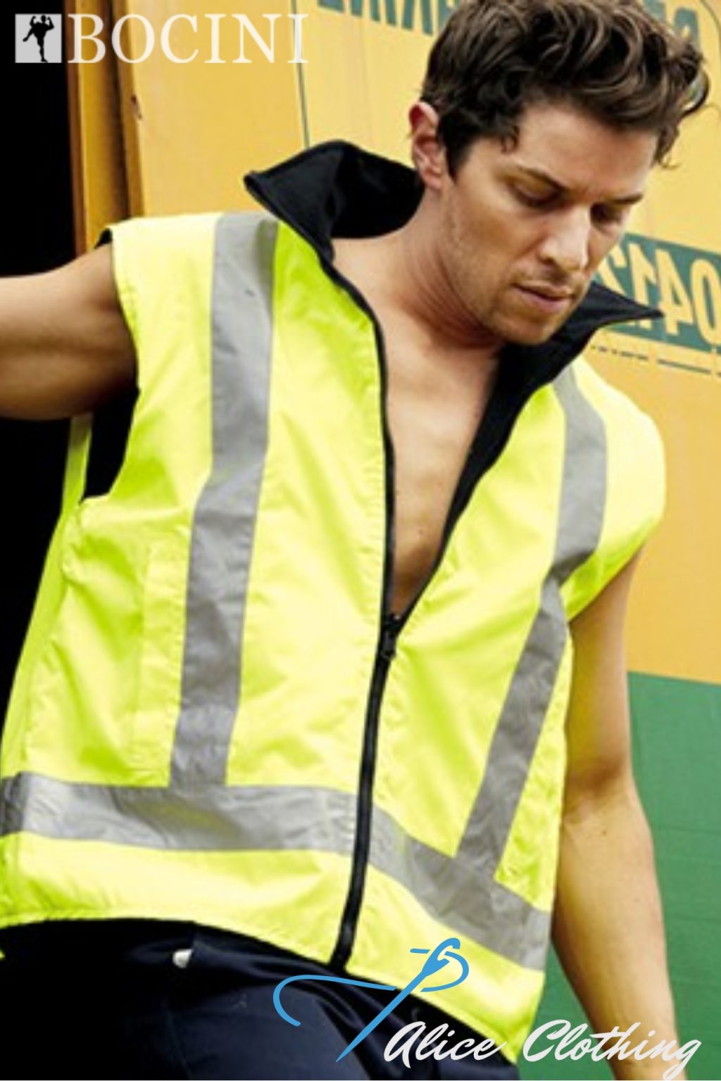 BOCINI Hi-Vis Reversibe Safety Vest With R/Tape | SJ0428