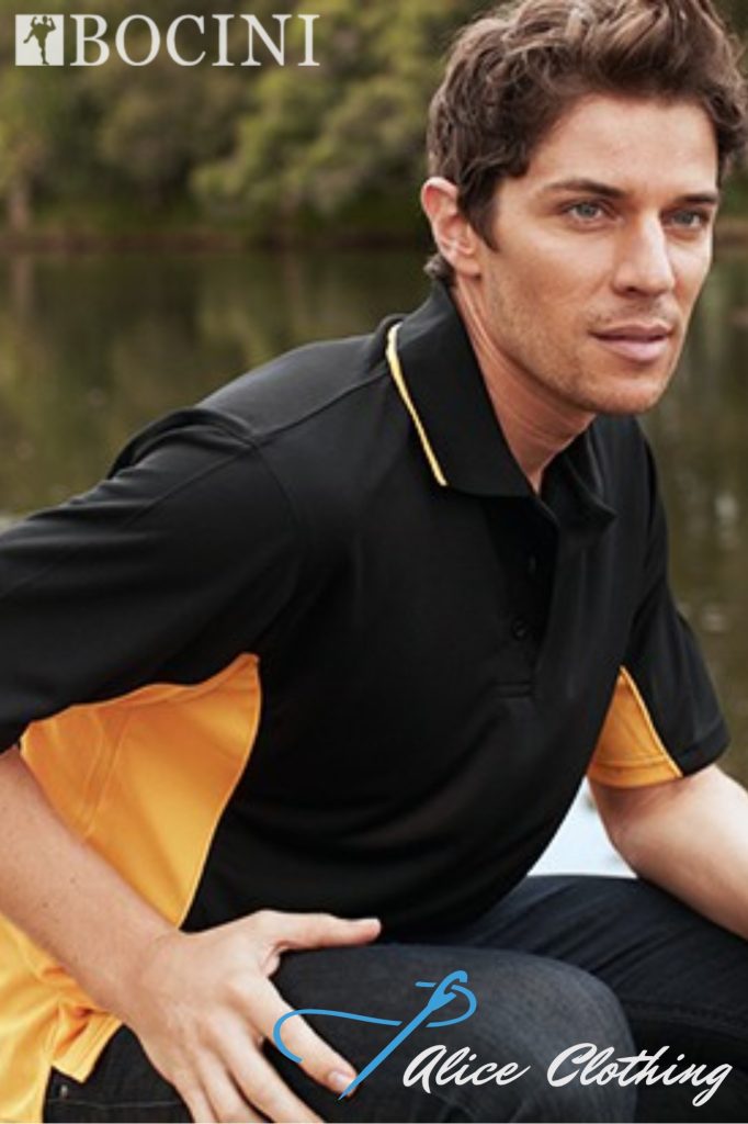 CP0528 BOCINI Mens Breezeway Panel Polo - Team Uniforms