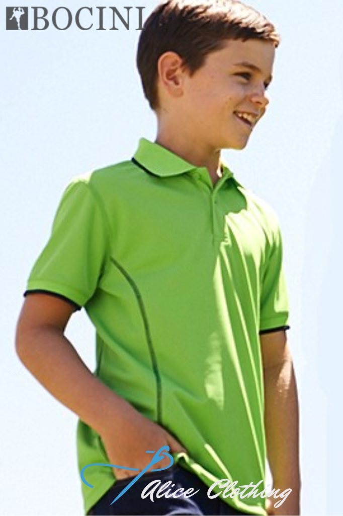 BOCINI Stitch Feature Essentials-Kids S/S Polo | CP0930