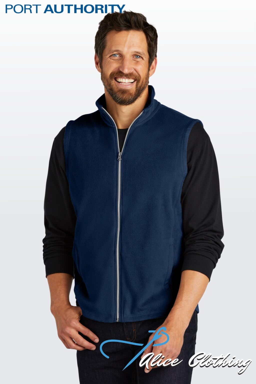 F226 Port Authority® Mens Microfleece Vest