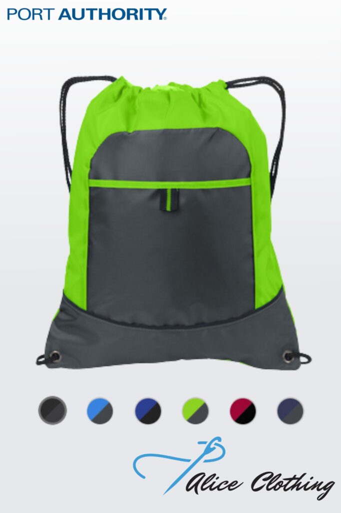 Port Authority® Pocket Cinch Pack | BG611 - Alice Clothing